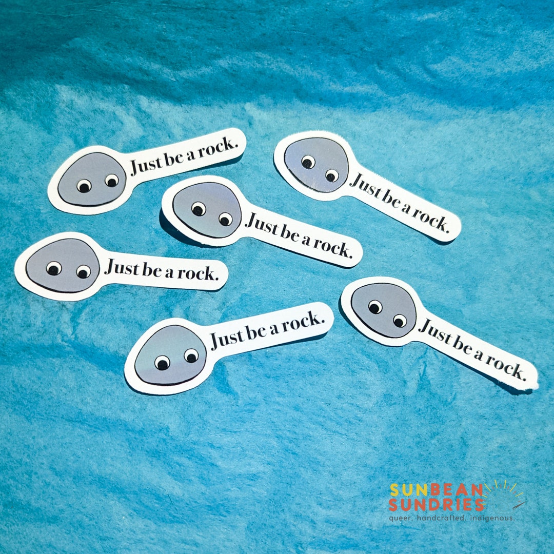 Just Be A Rock EEAAO Sticker - Etsy UK