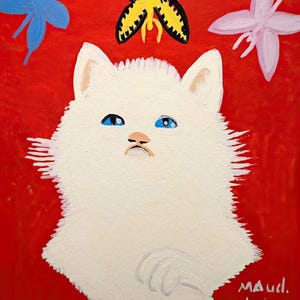 Maud Lewis - Grumpy Cat - Etsy