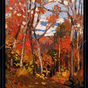 Tom Thomson Autumn Landscape, Fall 1914 Group of Seven, Canadian Art ...