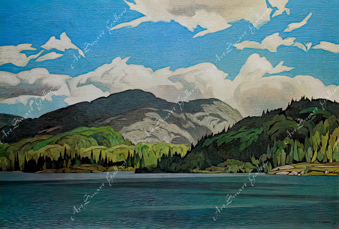 AJ Casson Casson Lake, Group of Seven, Giclee Canvas - Etsy