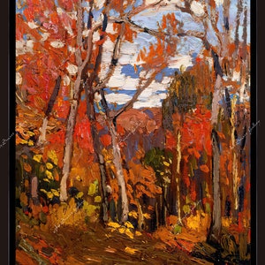 Tom Thomson Autumn Landscape, Fall 1914 Group of Seven, Canadian Art ...