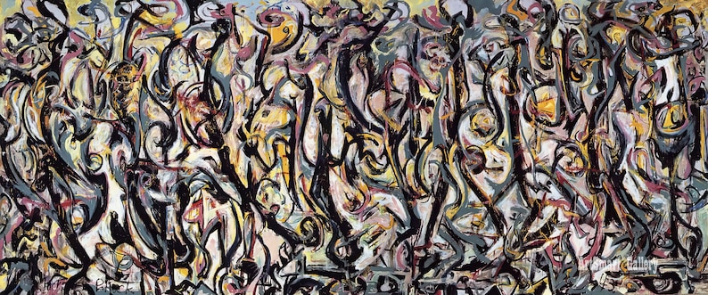 Historical Art Jackson Pollock Mural 1943 - Etsy
