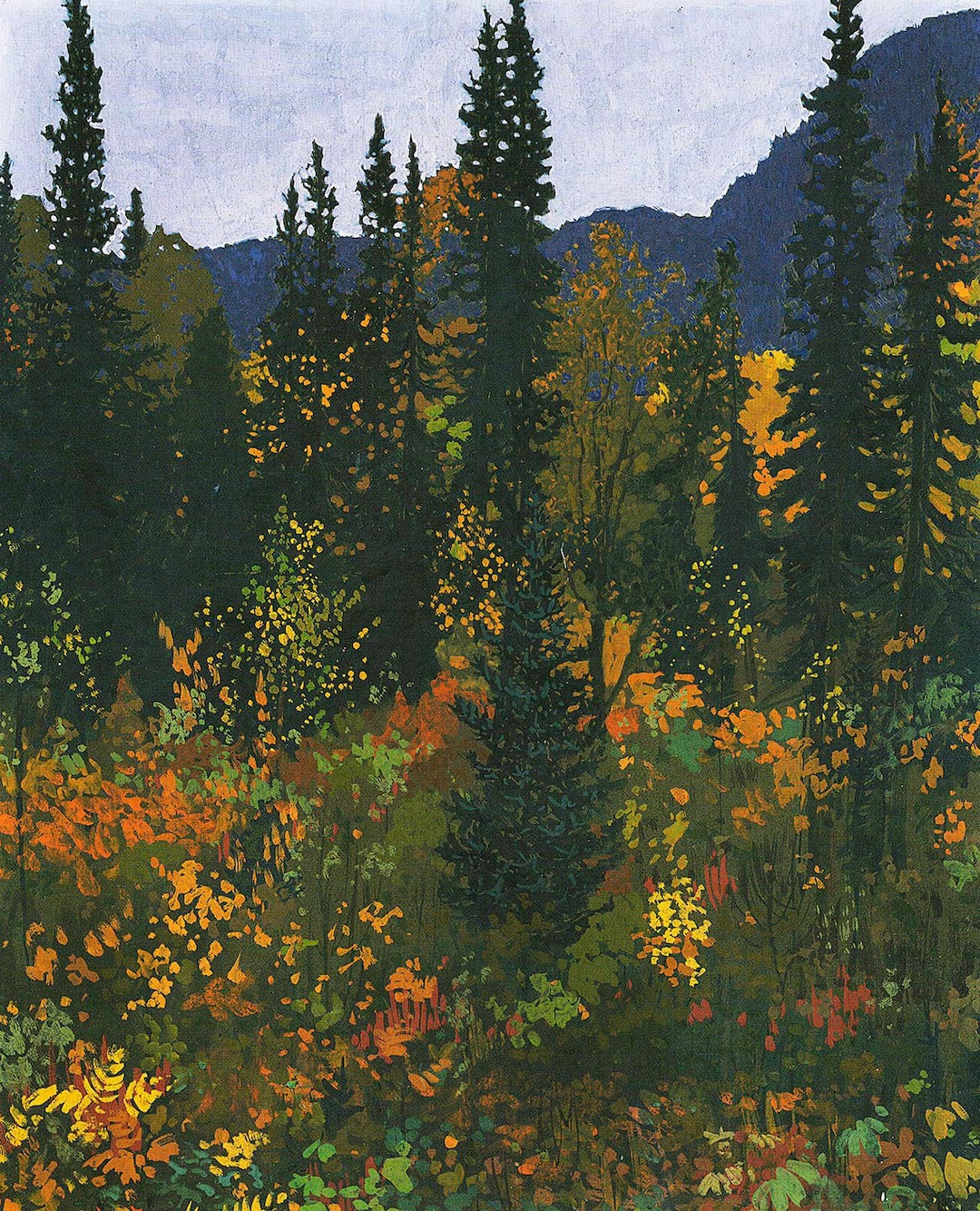 Franz Johnston - the Dark Woods, Interior 1921 - Etsy