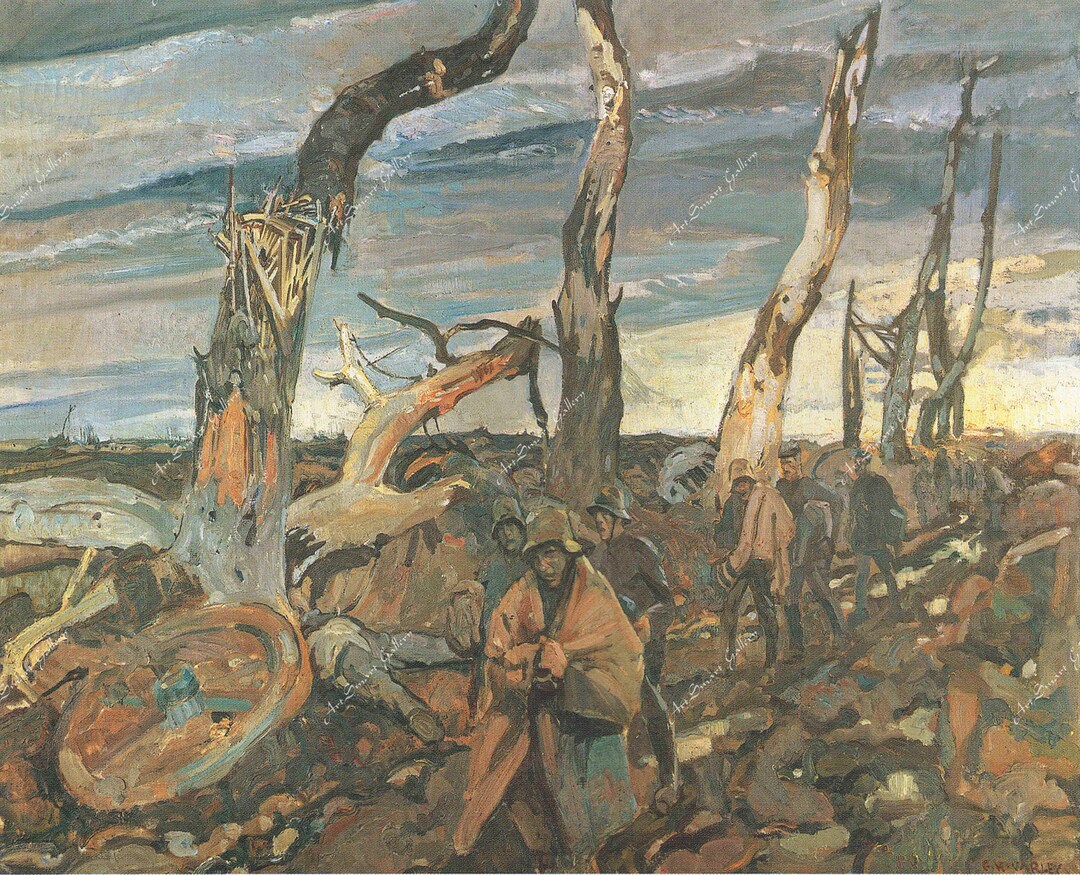 Frederick Varley German Prisoners, 1918 Group of Seven, Giclee Canvas ...