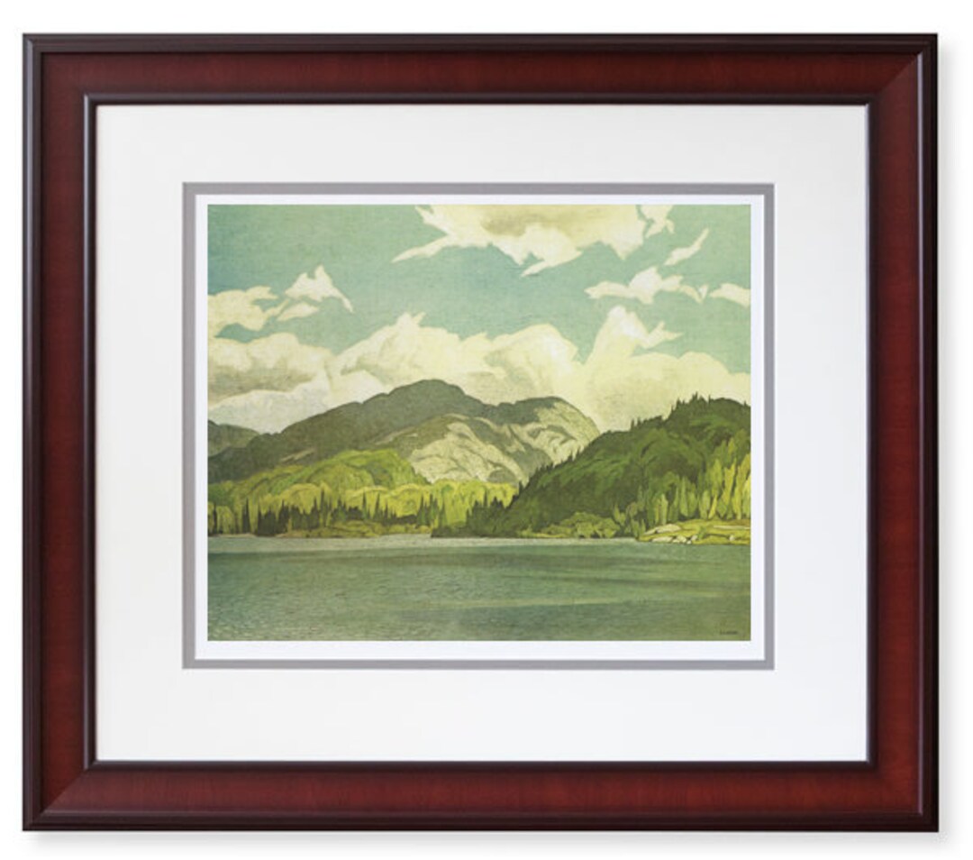 AJ Casson Casson Lake, Group of Seven, Edición limitada, Arte enmarcado ...