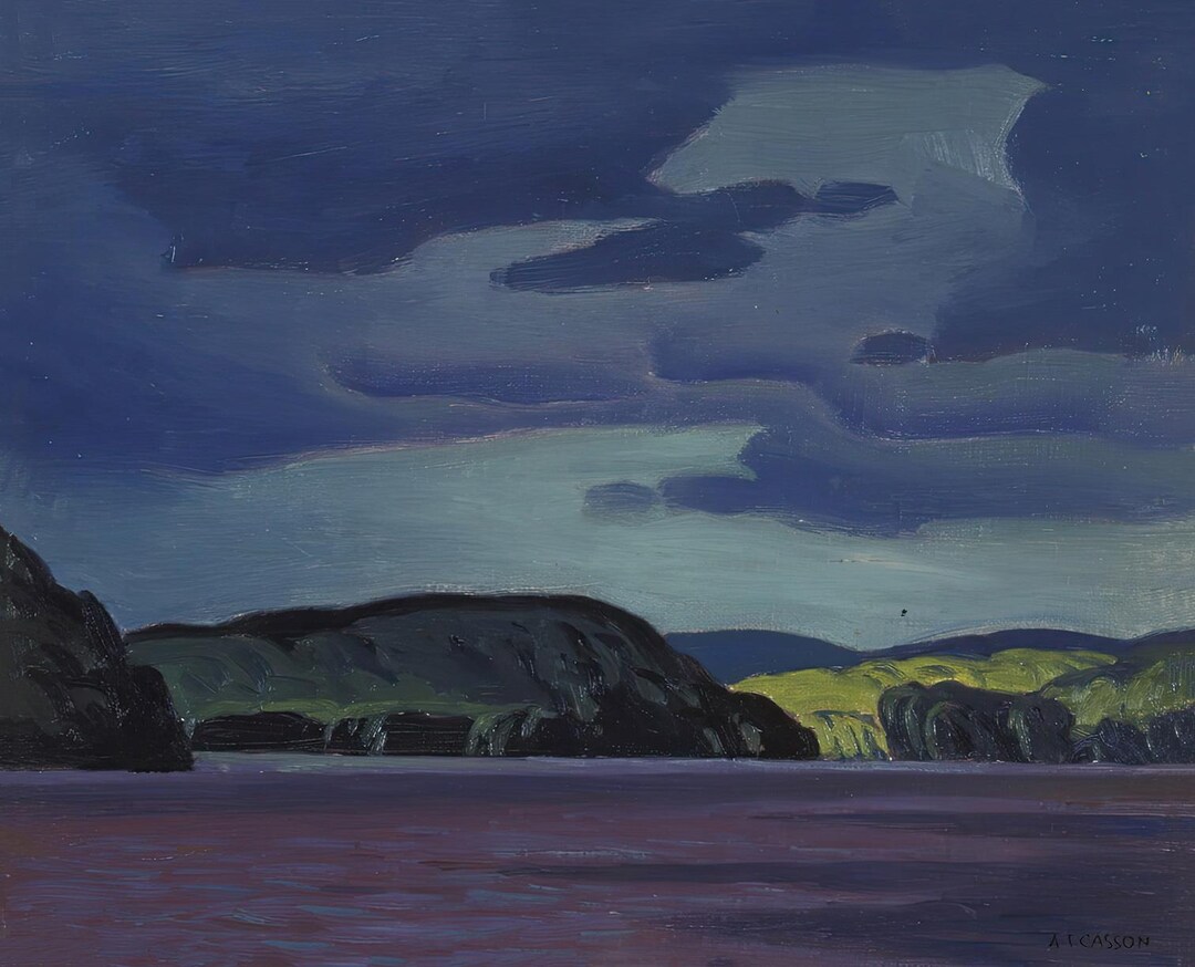 AJ Casson - Drag Lake, 1930 - Etsy