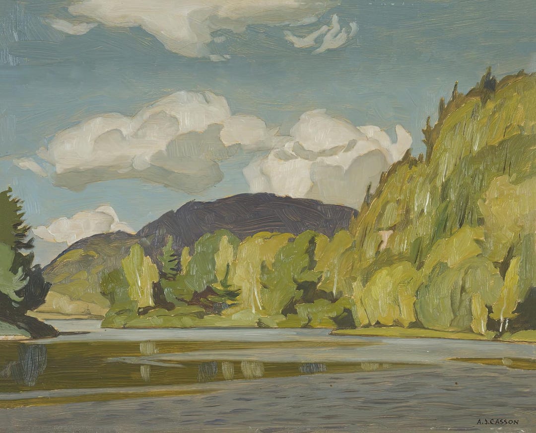 AJ Casson - Early September, Oxtongue Lake 1969 - Etsy
