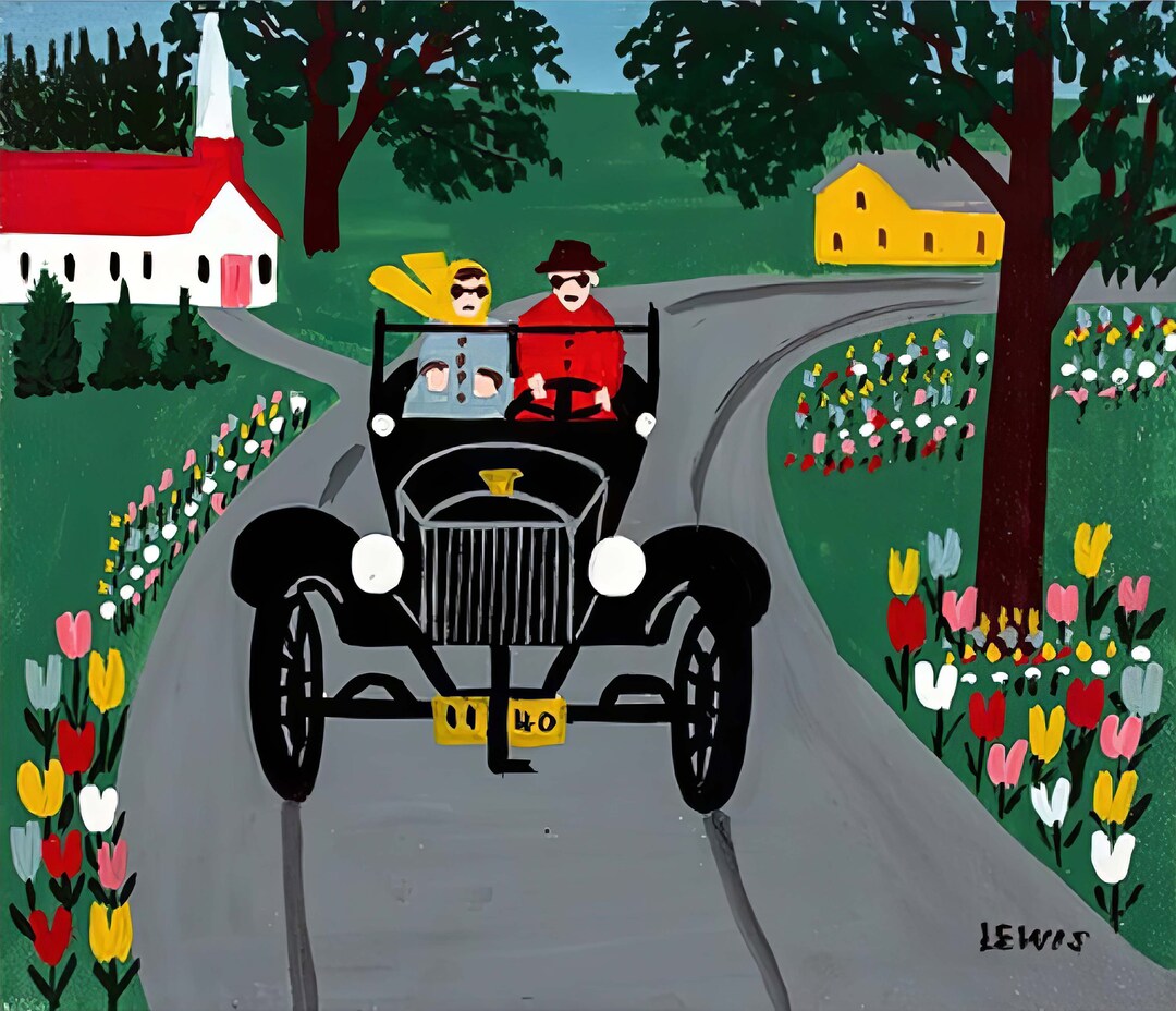 Maud Lewis - Model T Ford - Etsy