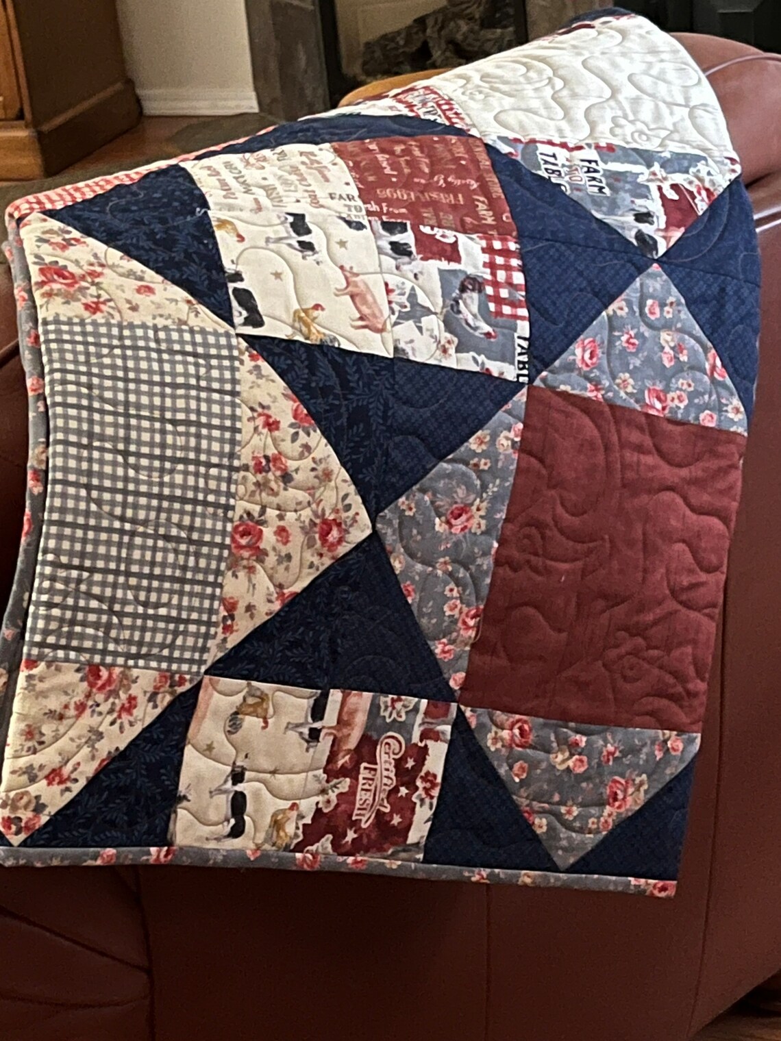 Country Quilt - Etsy