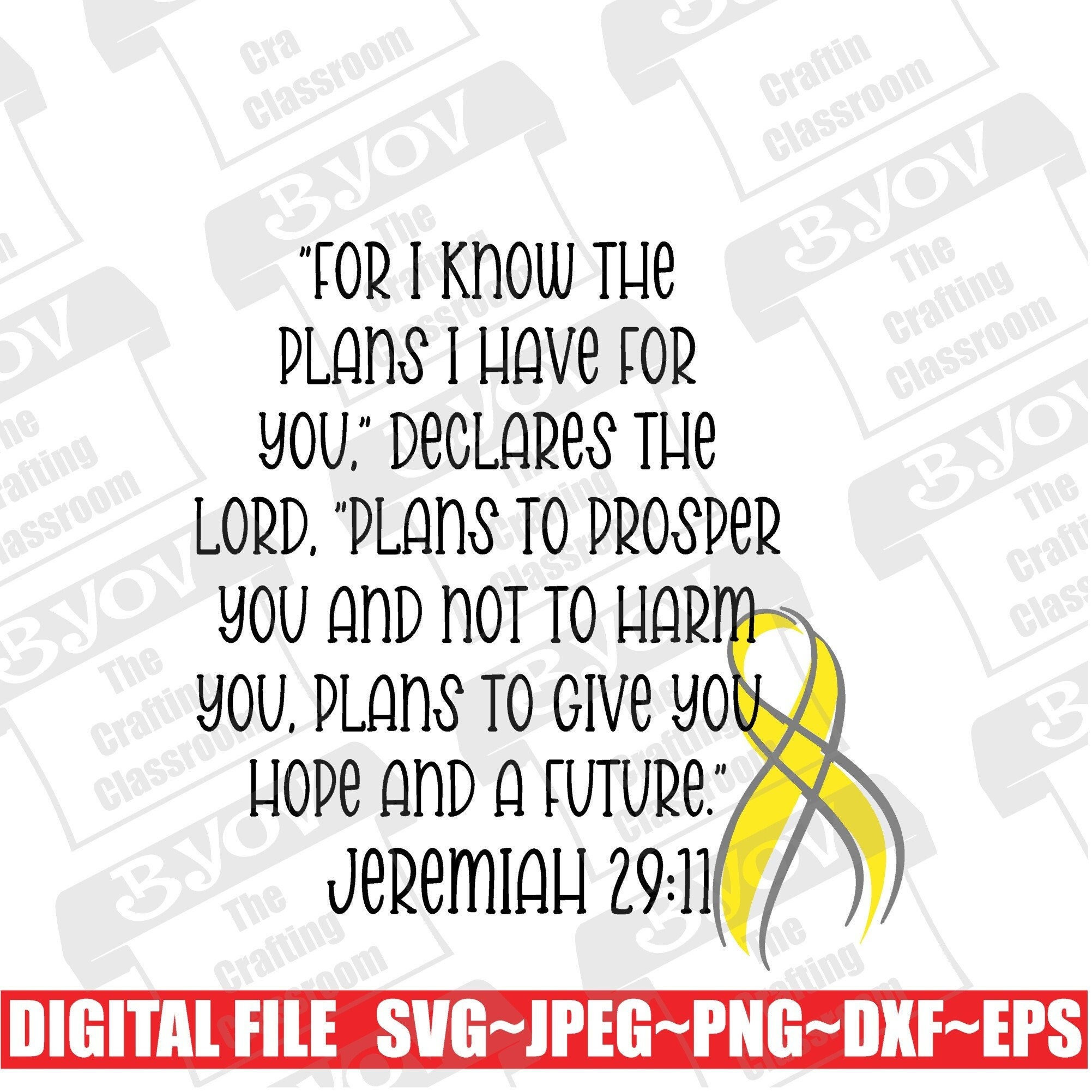 Childhood Cancer Printable Bible Verse, Gift for Cancer Patient, Gift ...