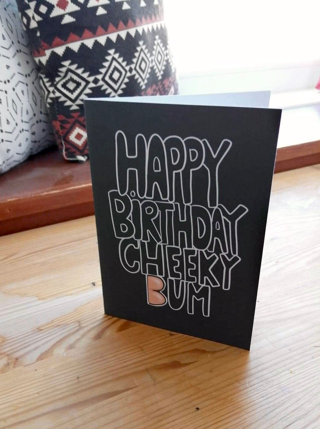 Happy Birthday Cheeky Bum Funny Card | Etsy
