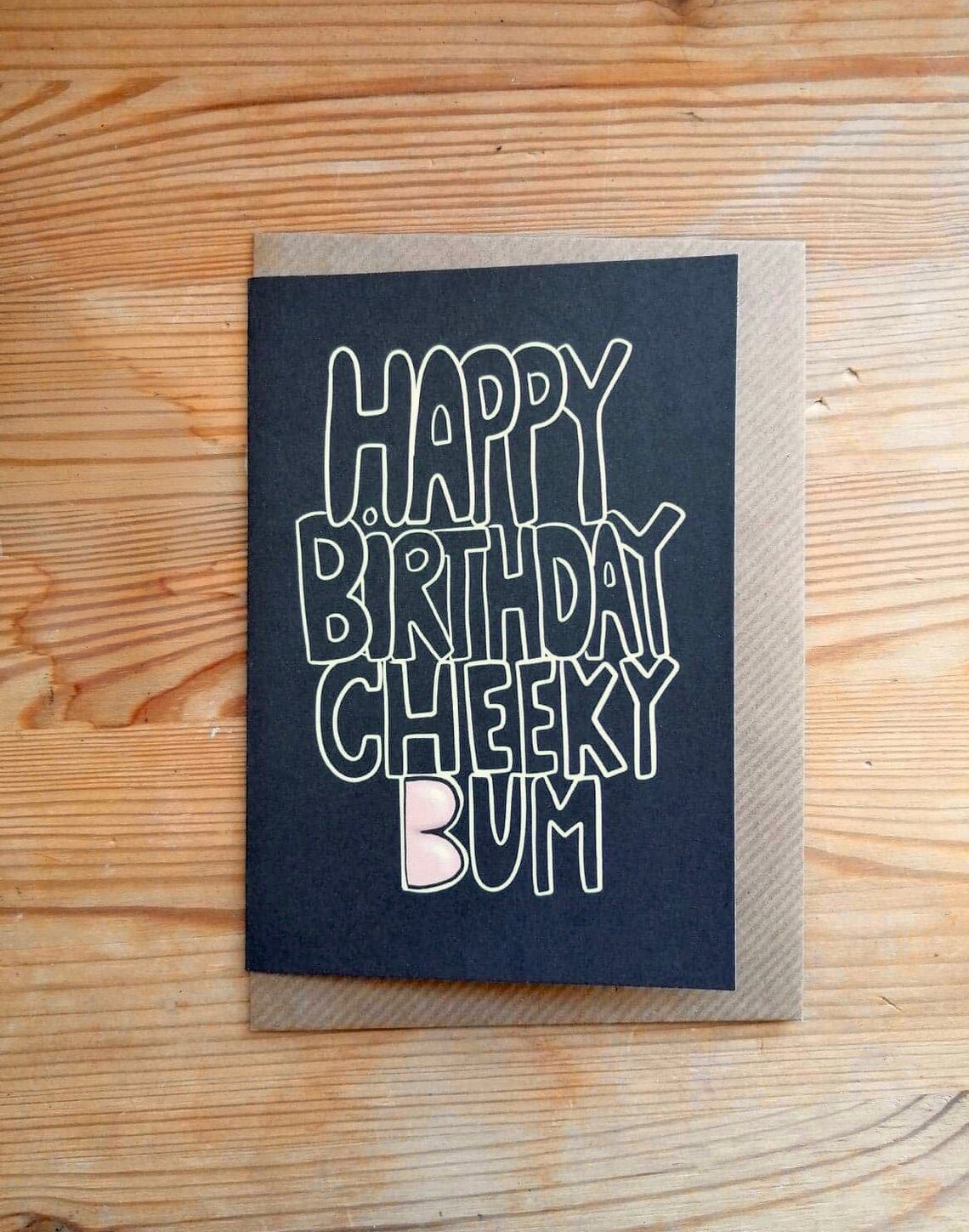 Happy Birthday Cheeky Bum Funny Card - Etsy