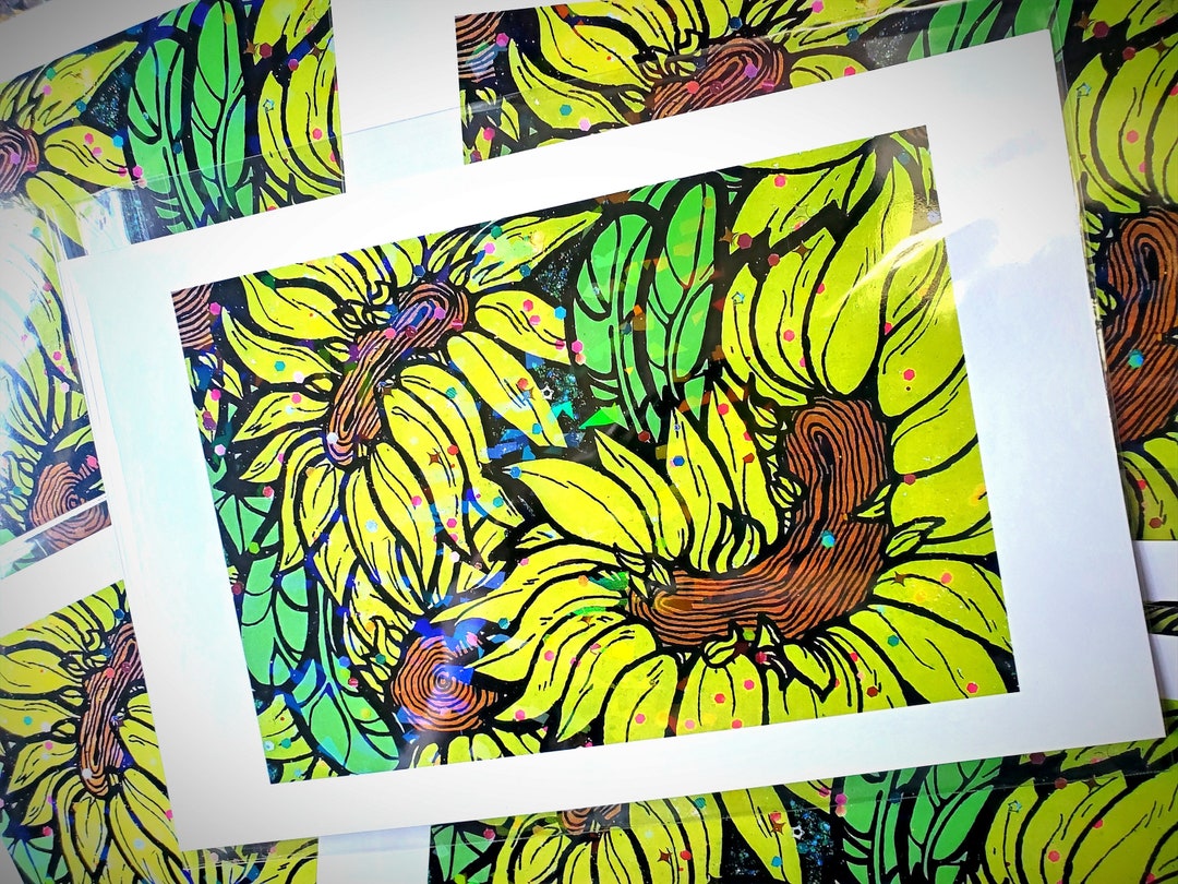 Everyone Grows Differently (holographic Art Print) - Sparkling ...