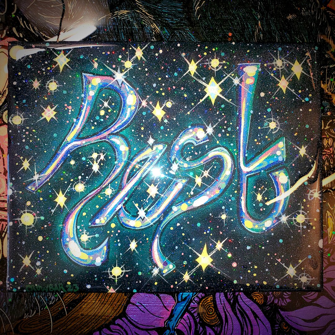 Rest (original Painting) - Sparkling Night Sky for Sleep - Etsy