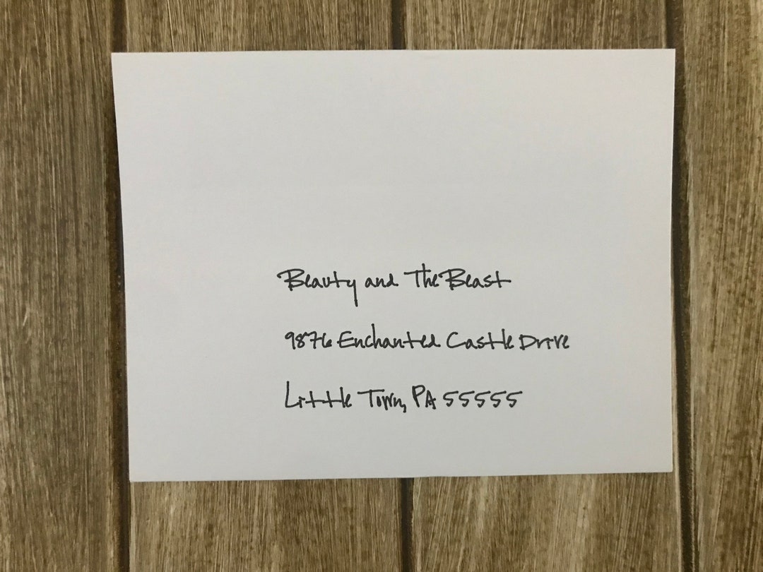 Wedding Invitations: Hand Written Personalized Addressed Envelops - Etsy