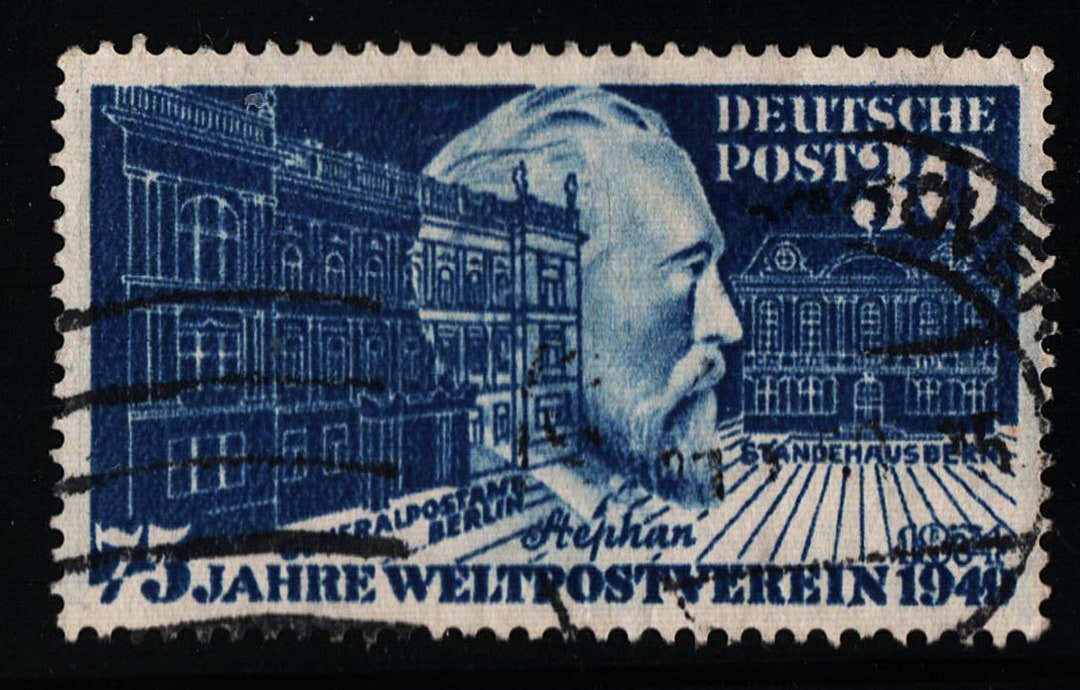 Germany 1949 Stephan Post Office and Guild House - Etsy