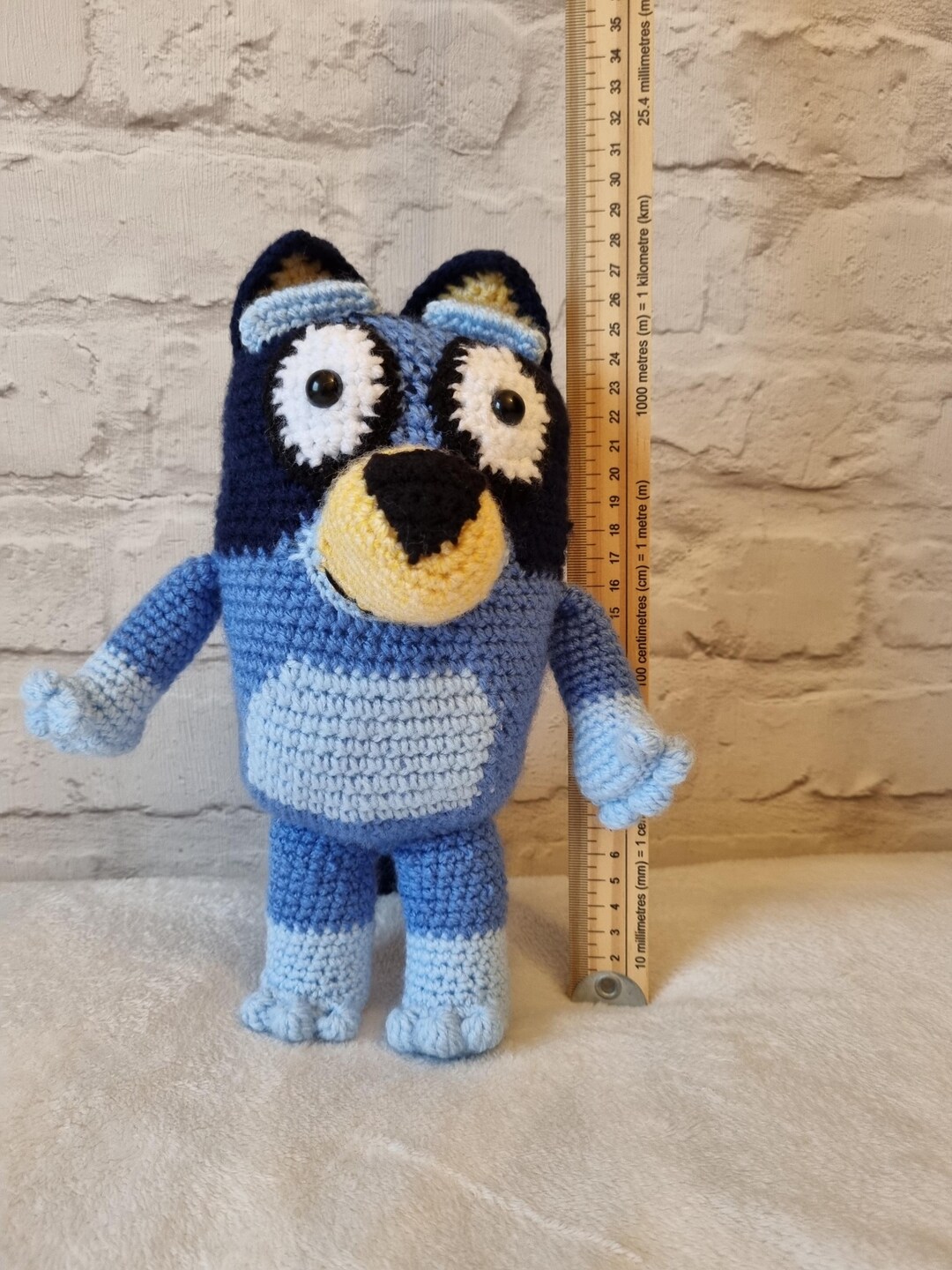 Bluey, Hand-made Crocheted Amigurumi Style TV Show Inspired Soft Toy ...
