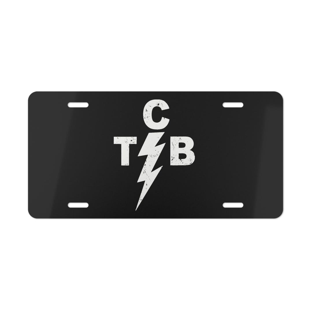 Vanity Plate, Elvis Presley License Plate Sign, TCB Lightning Bolt ...