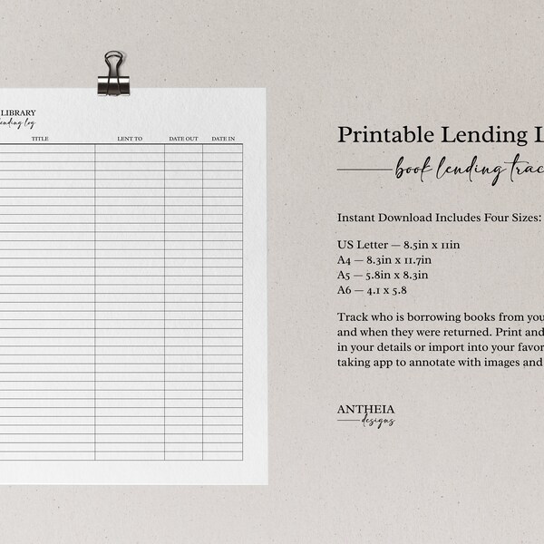 Lending Library - Etsy