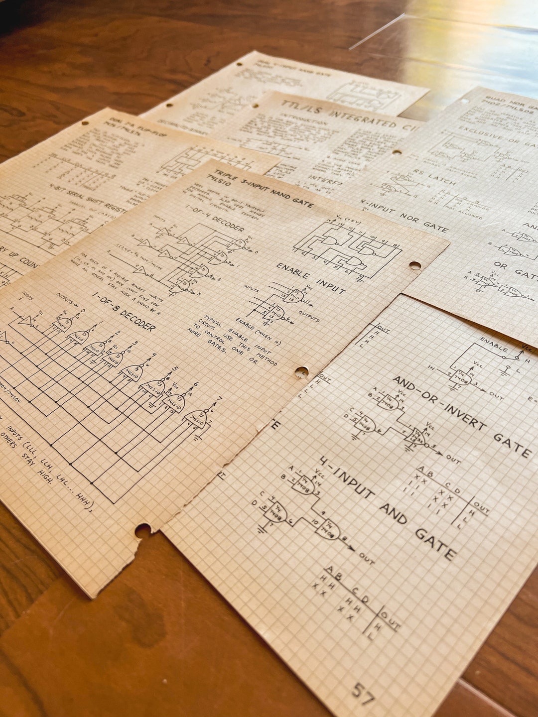 Electrician's Notebook Pages Vintage Junk Journal Ephemera Mixed Media ...