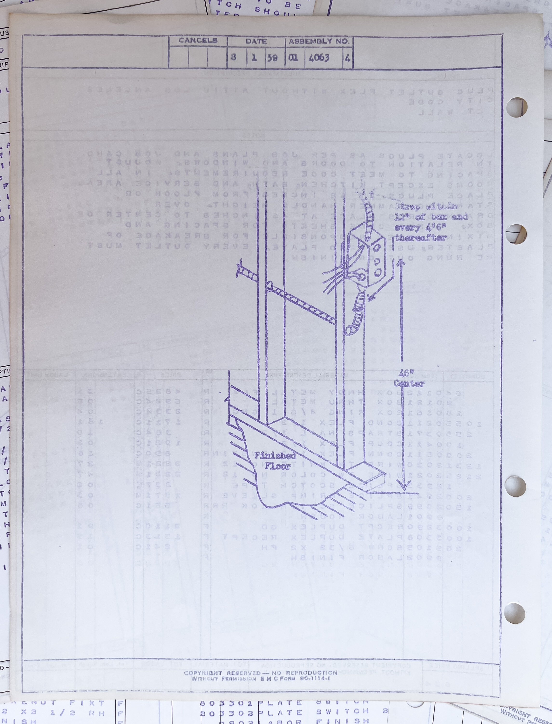 Vintage Ledger 1950s Electrical Ledger Pages 25 Junk Journal Ephemera ...