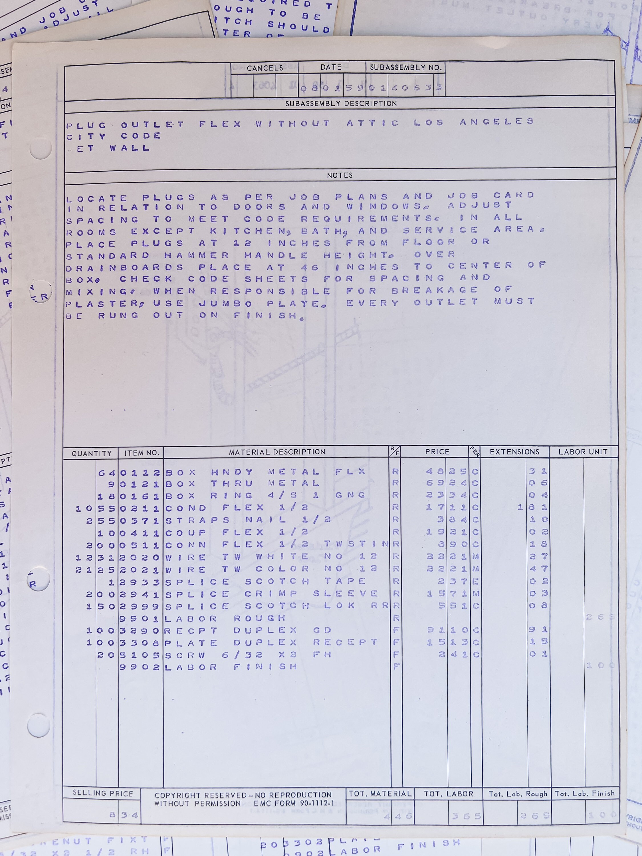 Vintage Ledger 1950s Electrical Ledger Pages 25 Junk Journal Ephemera ...