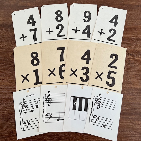 Vintage Flashcards - Etsy