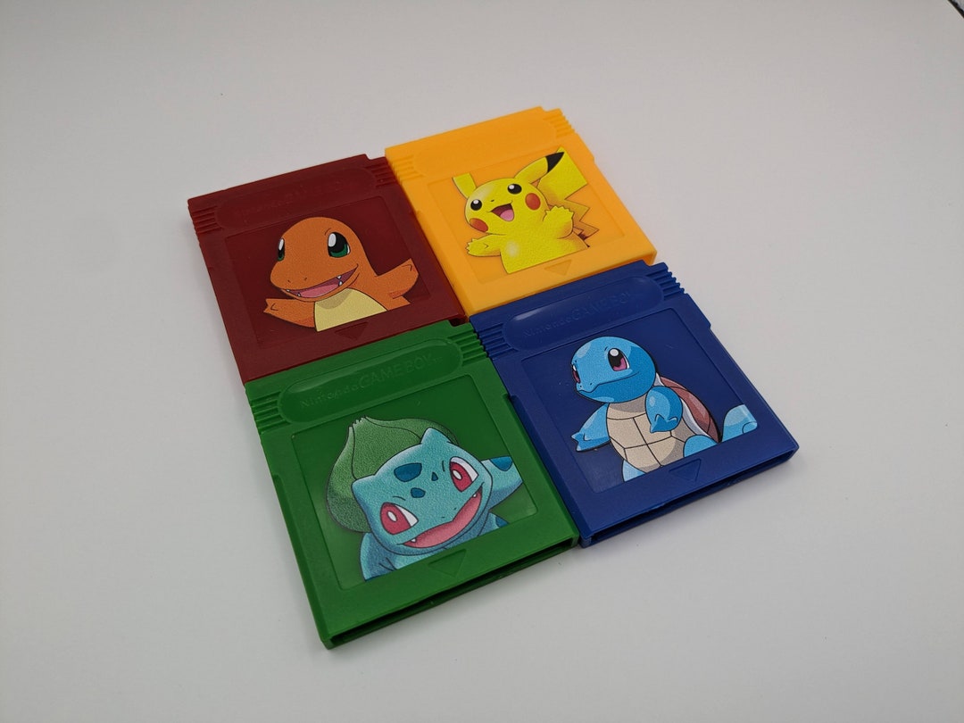 Pokemon Cart Stickers Fit Standard Cart Shell Gameboy Cart - Etsy