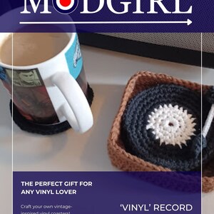 Record Set Crochet Pattern for Record Coasters Easy Crochet Pattern for ...