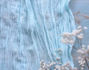 Powder Blue Table Runner - Etsy