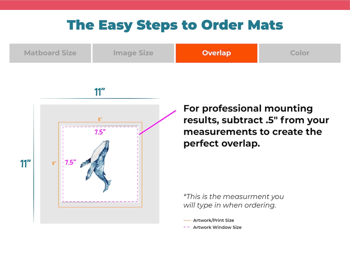 11x11" Premium Matboard - Choose Your Custom Matboard Size, Color, and ...