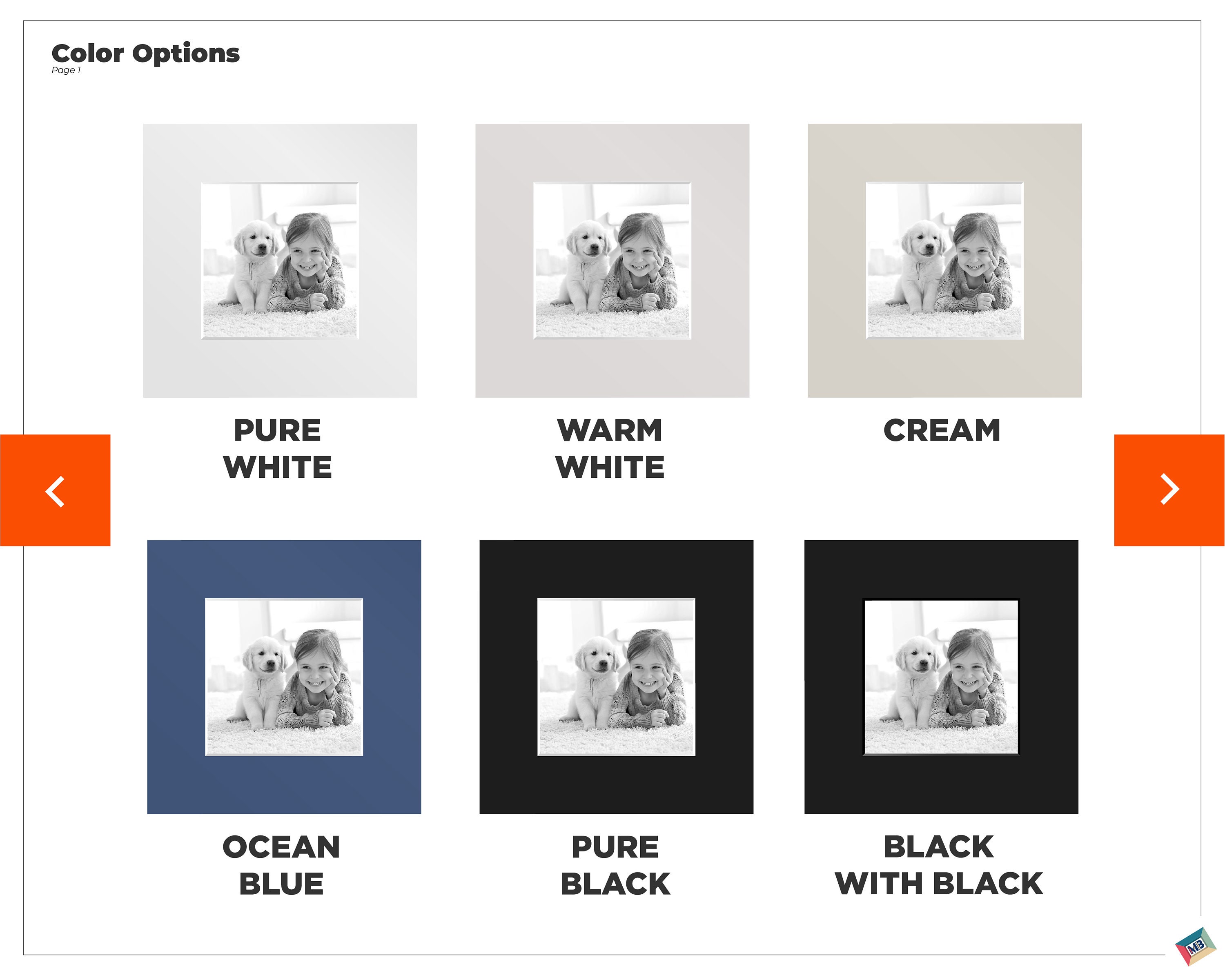 11x14" Picture Frame + Double Matboard Set - Wood Photo Frame, Art ...