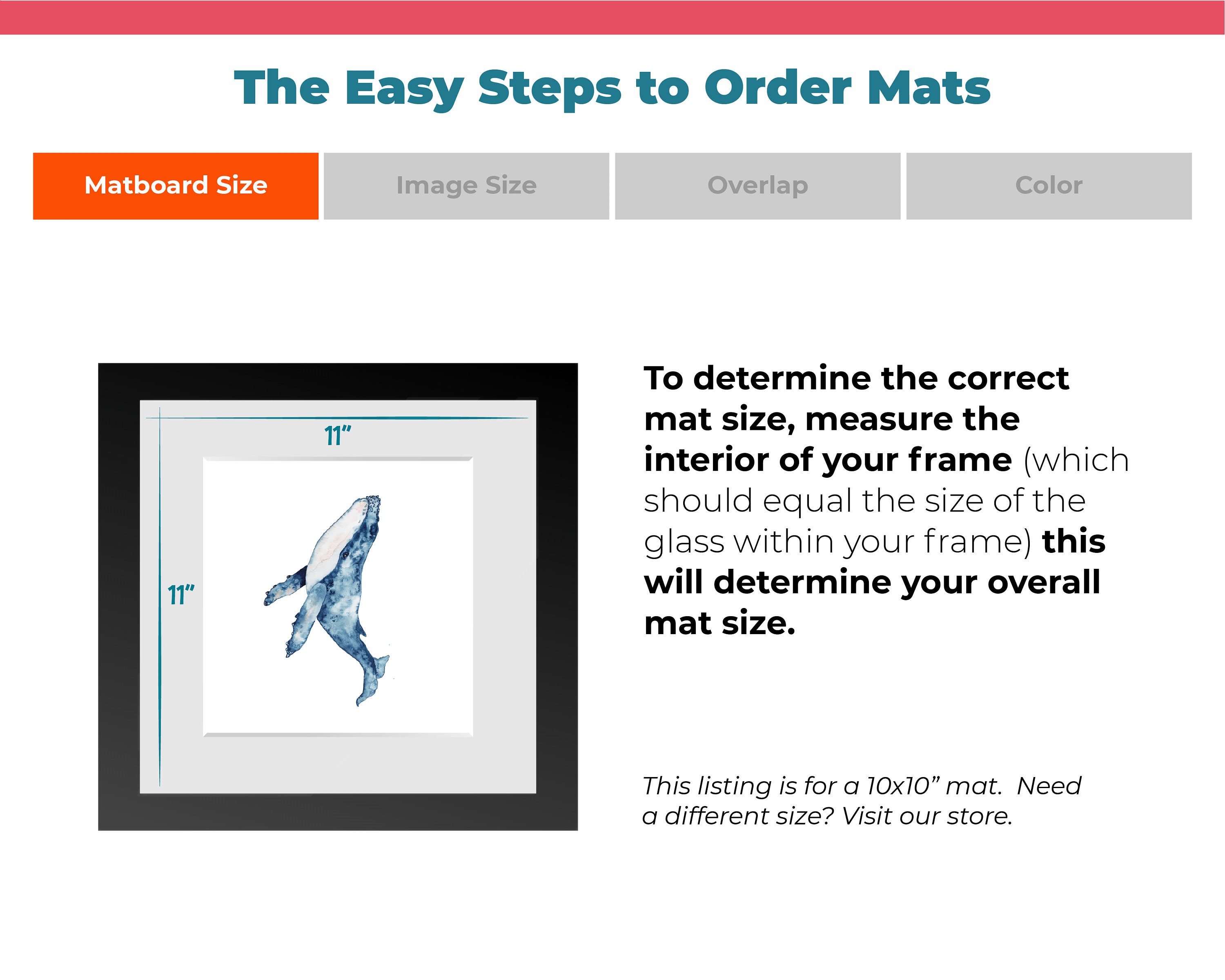 11x11" Premium Matboard - Choose Your Custom Matboard Size, Color, and ...