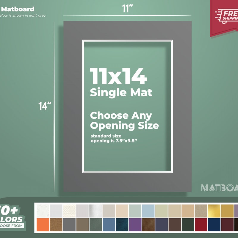 11x14 Inch Mat Board - Etsy