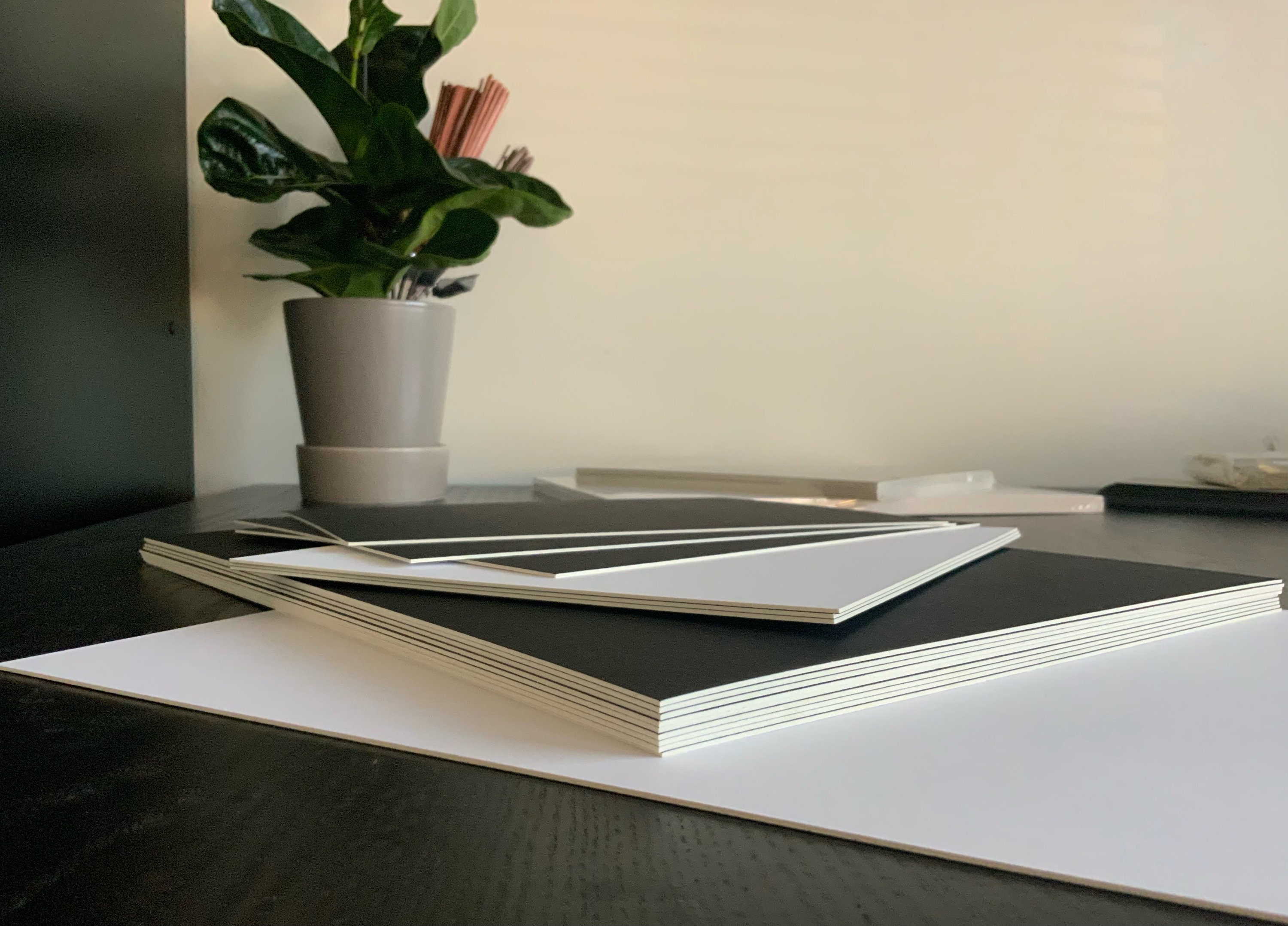 8x10 Uncut Matboard / Mounting Board / Backer – 10 Pack - Etsy