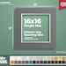 16x16" Premium Matboard - Choose Your Custom Matboard Size, Color, and ...