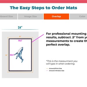 22x28" Premium Double Matboard - Choose Your Custom Matboard Size ...