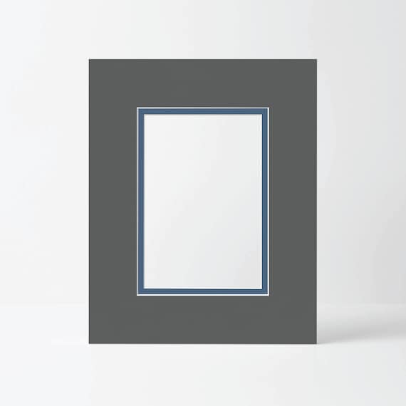 Light Gray Double Matboard Color Matboard Photography | Etsy