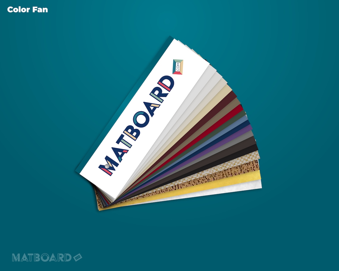Matboard Complete Color Swatch Deck - Etsy