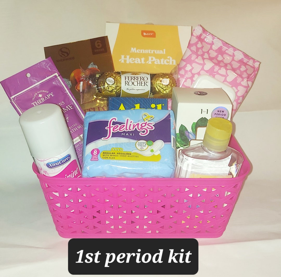 My First Period Gift Set, Teen Gift Set, Period Gift Set, Menstrual Set ...