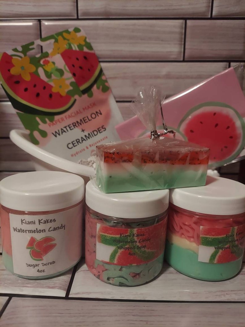 Watermelon Bath Set, Watermelon Gift Set, Watermelon Body Set, Gift Set ...