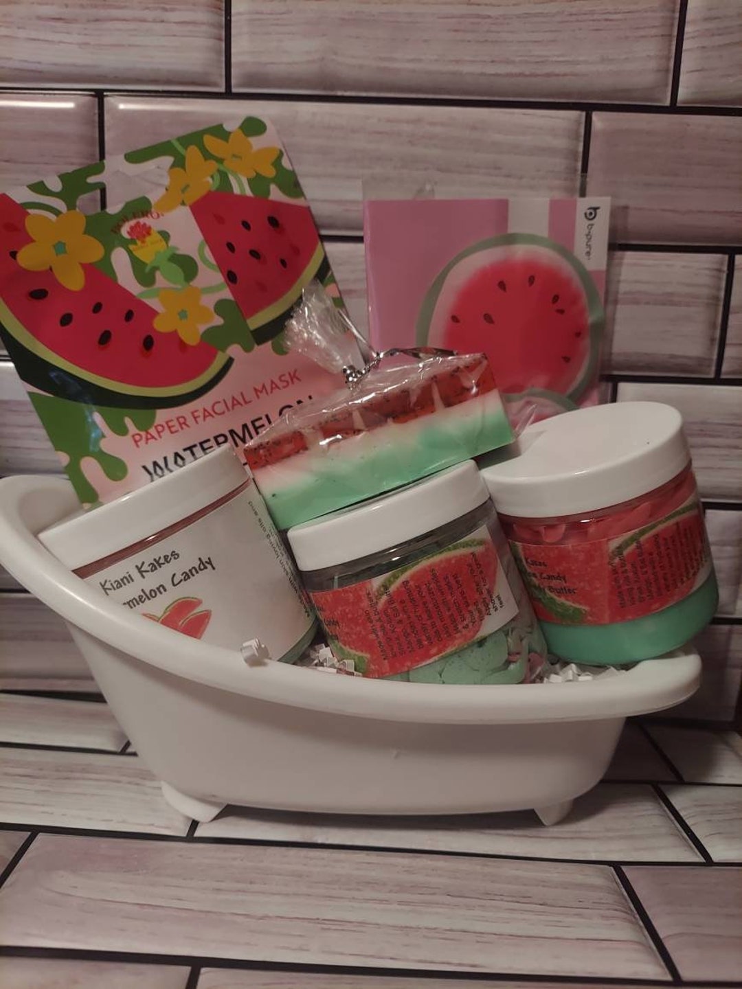 Watermelon Bath Set, Watermelon Gift Set, Watermelon Body Set, Gift Set ...