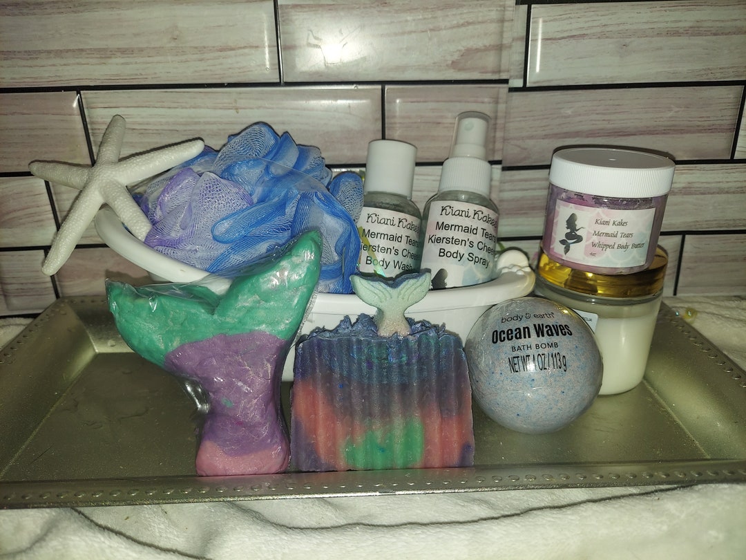 Mermaid Bath Set, Bath Set, Mermaid Body Set, Body Wash, Body Spray ...