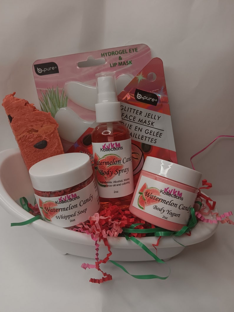 Watermelon Bath Set, Watermelon Gift Set, Watermelon Body Set, Gift Set ...