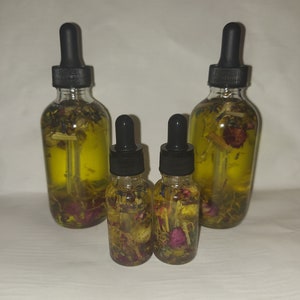 Floral Infused Body Oil, Hair Oil, Body Oil, Nail Oil, Full Body Oil - Etsy