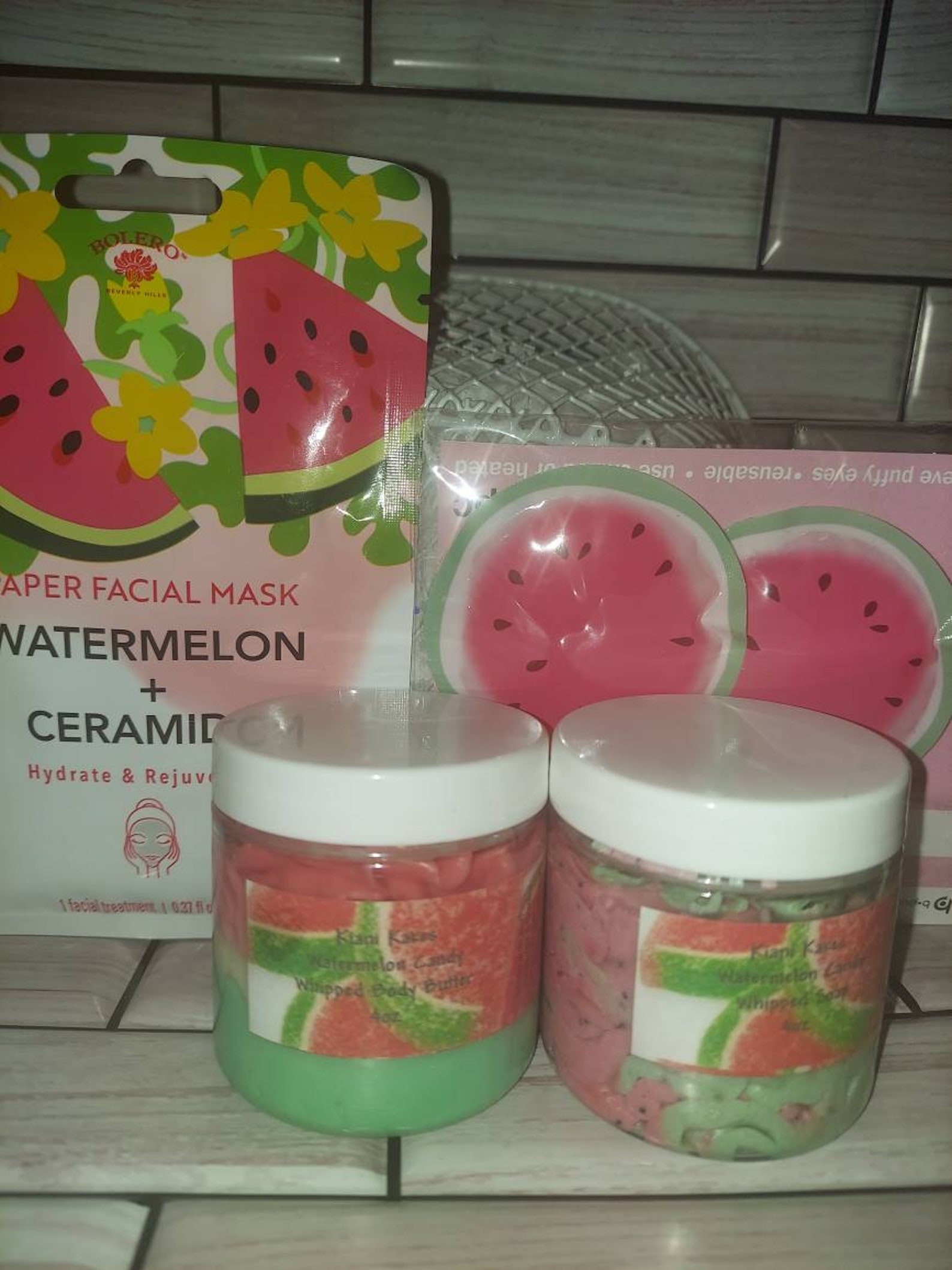 Watermelon Bath Set Watermelon Gift Set Watermelon Body Set - Etsy