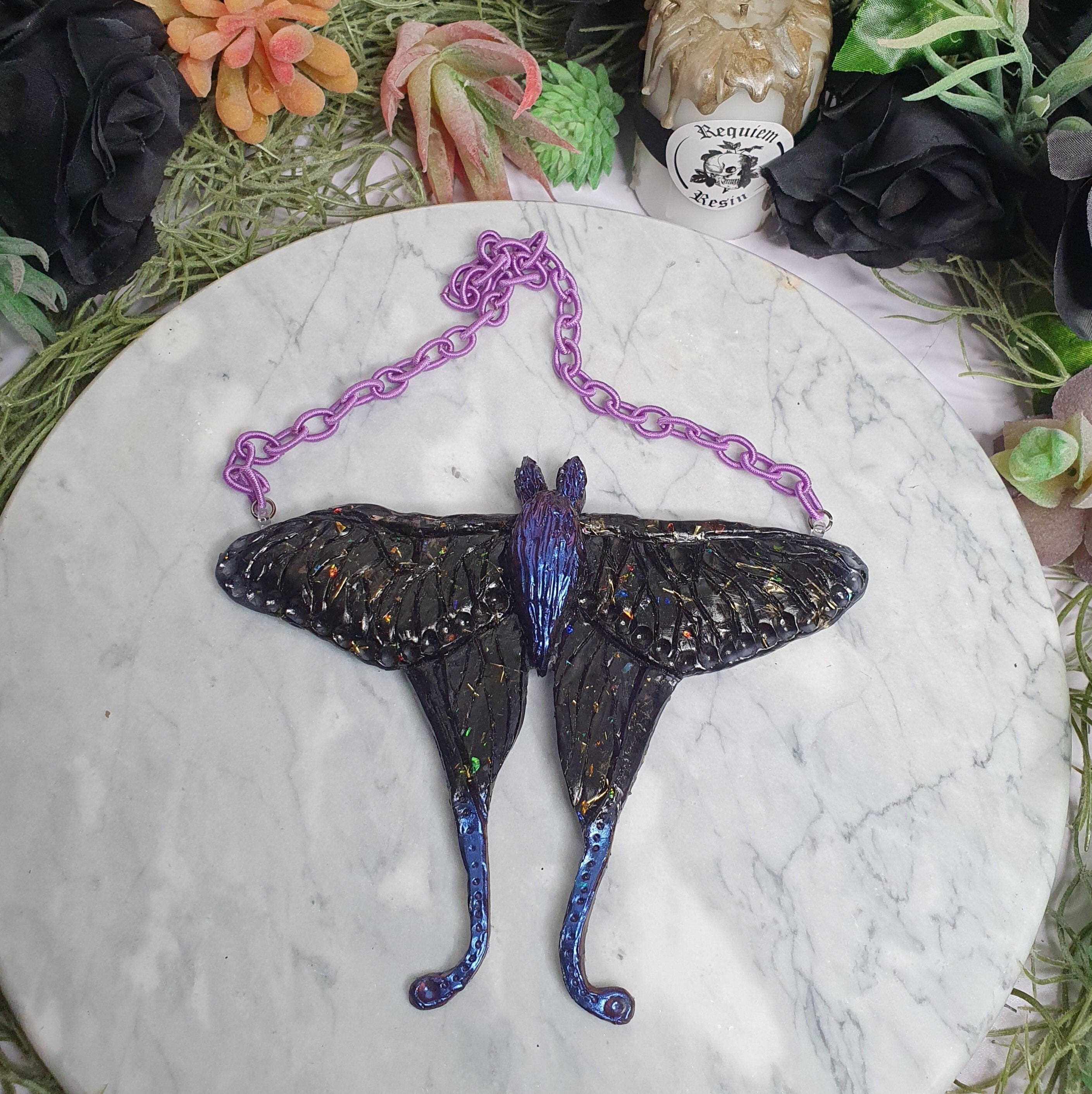 Moth Wall Art, Moth Wall Hanging, Insect Wall Art, Moth Decor, Hanging ...