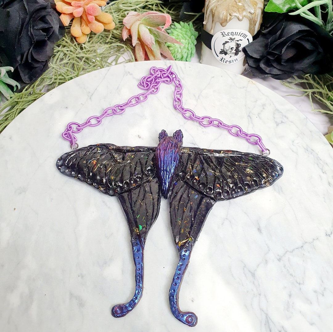 Moth Wall Art, Moth Wall Hanging, Insect Wall Art, Moth Decor, Hanging ...