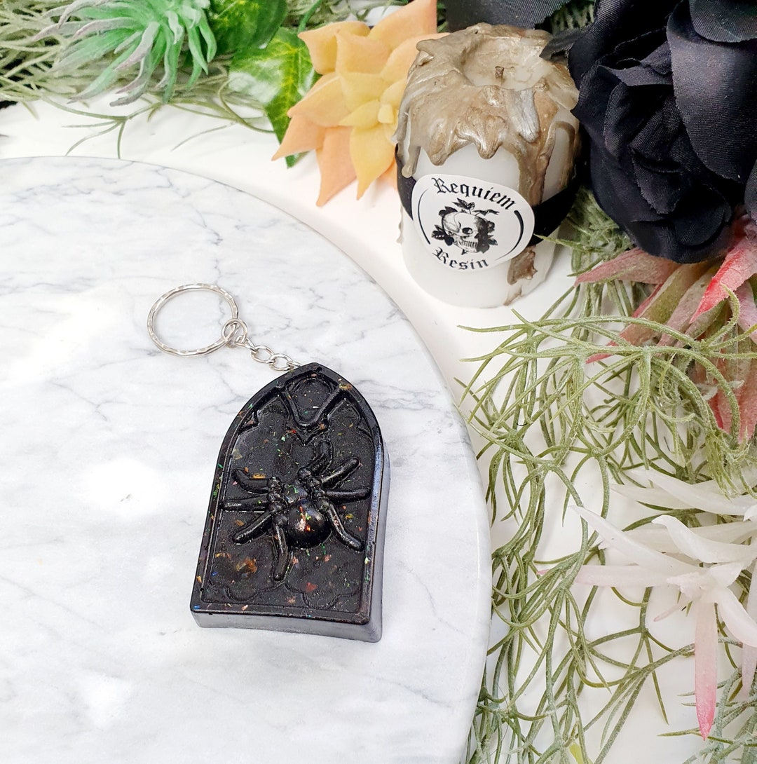 Goth Keyring, Tombstone Keychain, Goth Accessories, Quirky Gifts, Goth ...