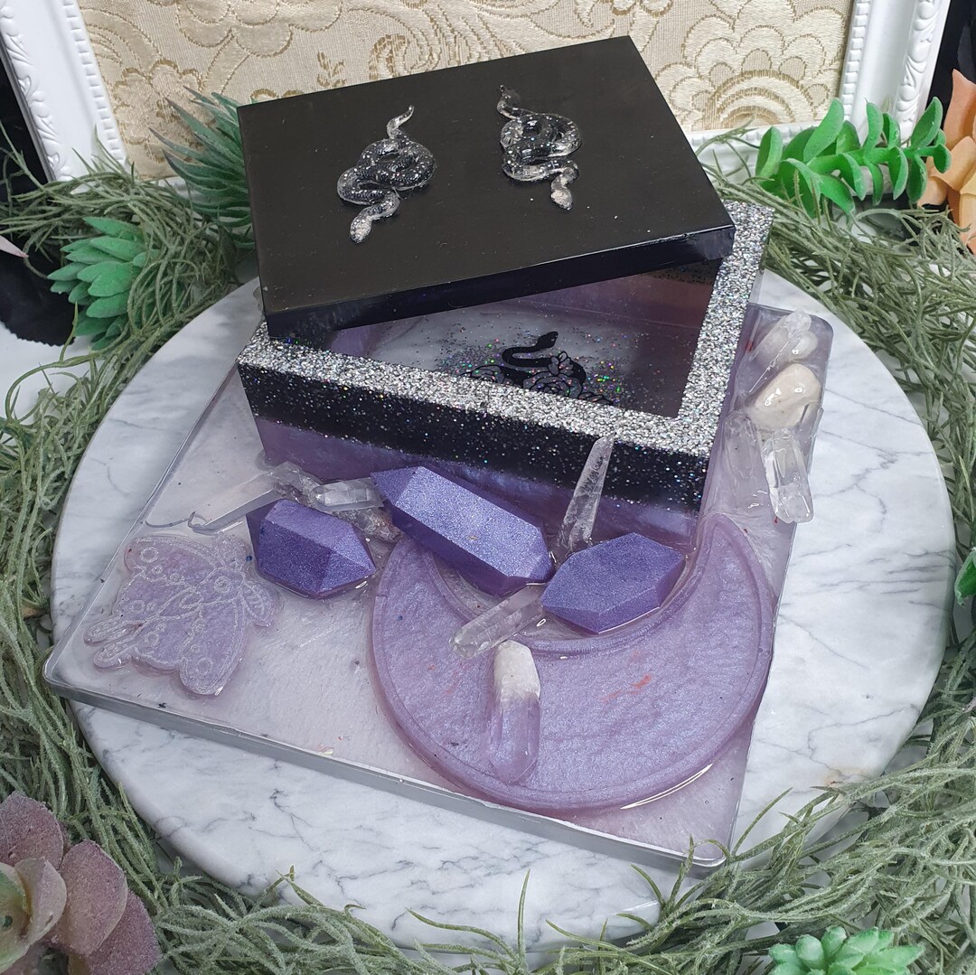 Mystical Jewellery Box, Witchcore Decor, Jewellery Organiser, Snake ...